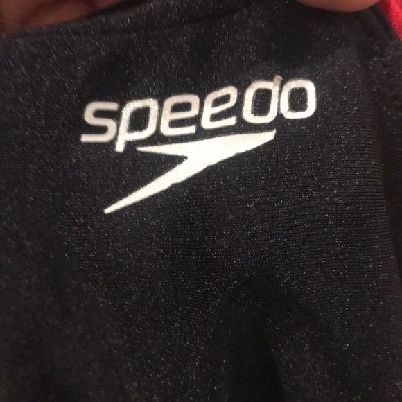Speedo | Swim | Speedo One Piece Black And Red | Poshmark